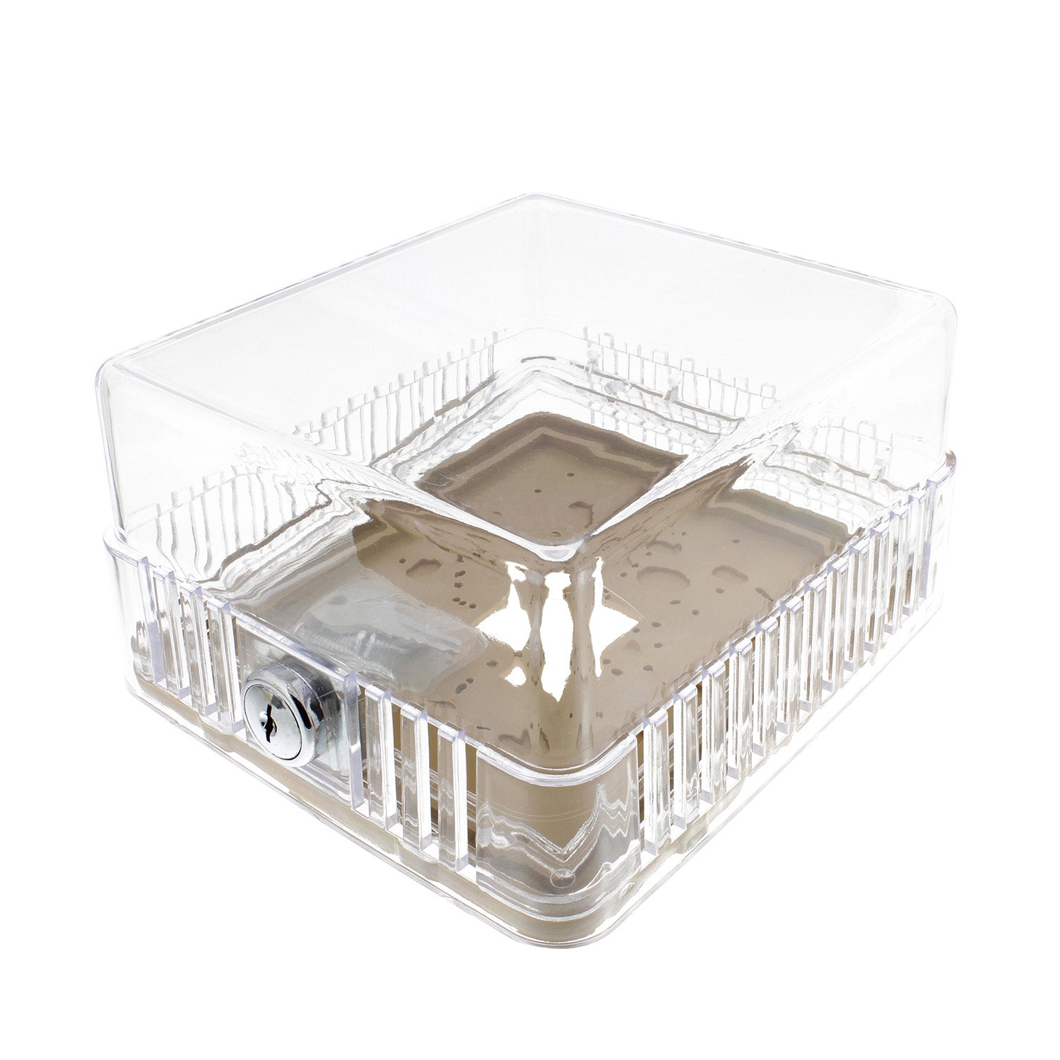 AC Thermostat Lock Box with Key, S Control Thermostat Cover with Lock ...